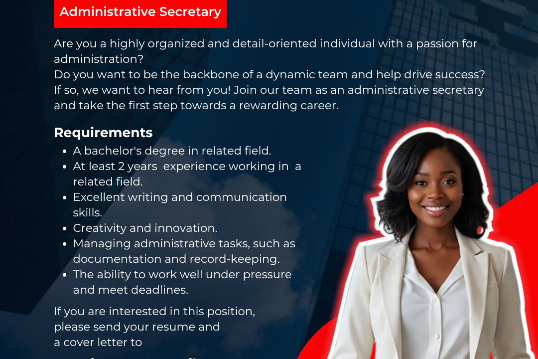 Opportunity: Secretary Position Available! - Gerry Ikputu & Partners